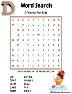 Words That Start With D