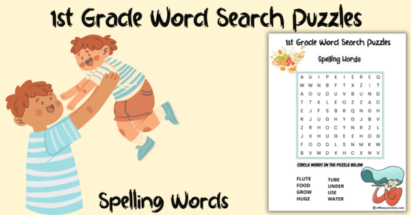 Game of Word Search- Spelling Words - Offline Activities