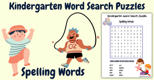 Game of Word Search– Spelling Words