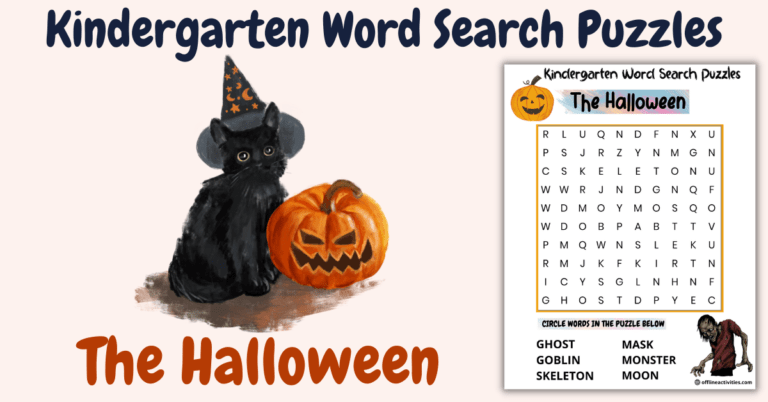 printable word search Halloween - Offline Activities