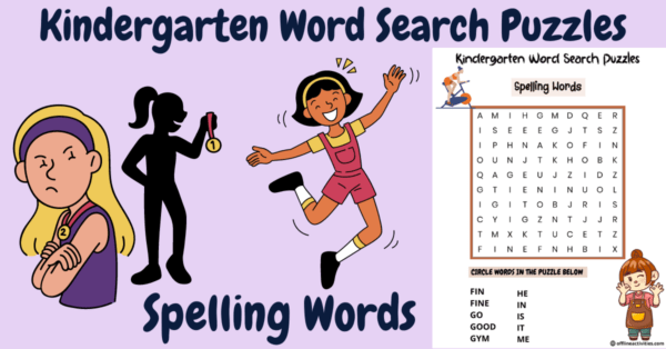 Word Search Puzzles Online for Free – Spelling Words - Offline Activities